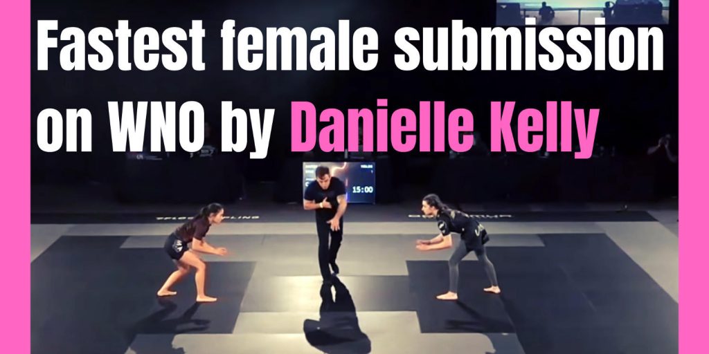 Fast 3 min Submission by Danielle Kelly BJJ Female Fighter - BJJaccessories